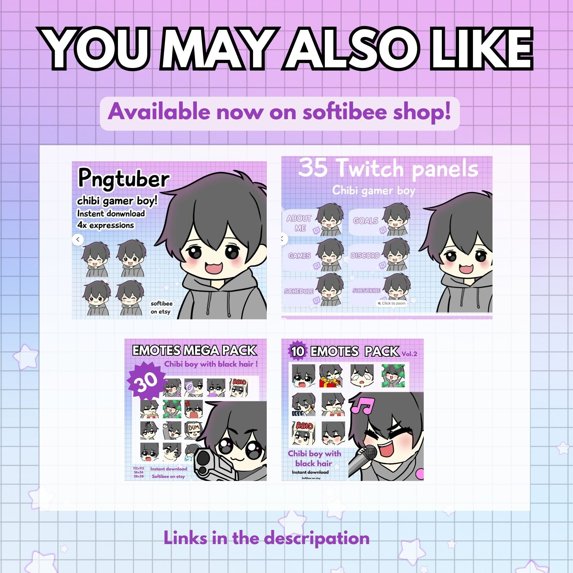 Orca Pngtuber Girl Model Chibi Pngtuber Model Vtuber Black Hair Twitch ...