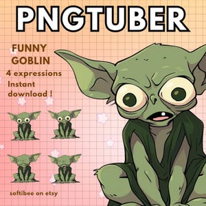 Goblin Vtuber Avatars for Streaming on Twitch & Youtube! 4x Dnd Png ...
