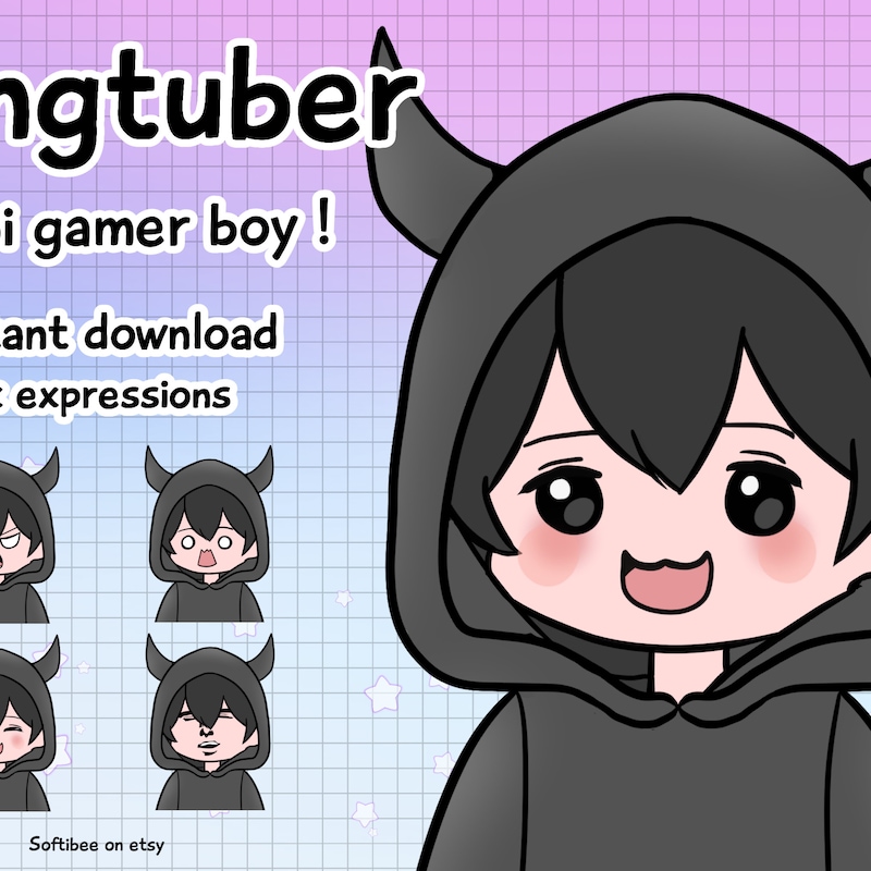 Vtuber Model Devil - Etsy