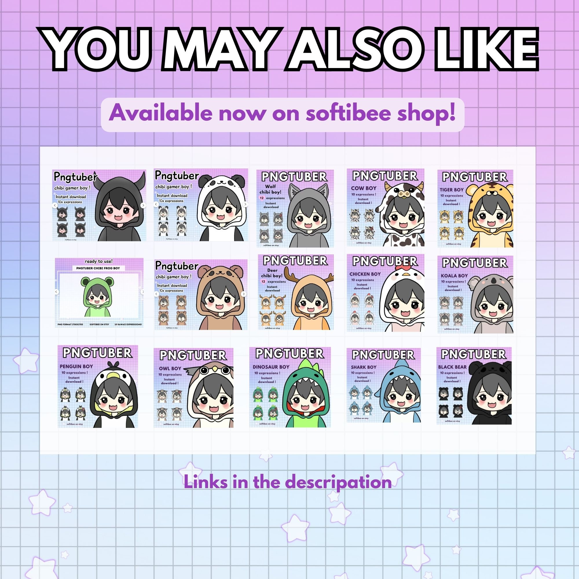 Cute Chibi Boy Pear Animated Emotes Twitch Pear Pack X5 Bonk Gun ...