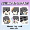 Pngtuber Male Model Shark Blue 10x Chibi Png Tuber Avatars for Twitch ...