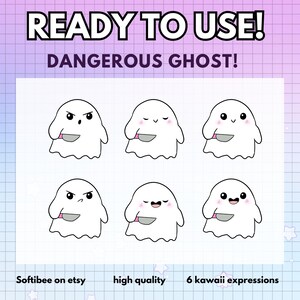 Ghost Pngtuber ! Twitch Pngtuber 6X V-tuber Horror Halloween Avatars ...