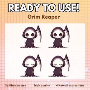 Grim Reaper Pngtuber Model ! Pre-made Vtuber Model / Halloween Png ...