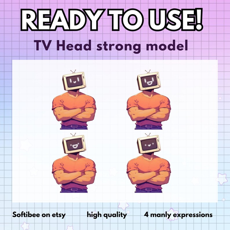 Pngtuber Male Robot ! X4 Gym Bro Edition Png Tuber Meme Boy Anime Tv ...