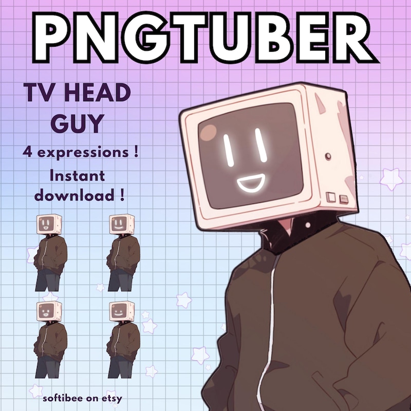 Tv Head - Etsy