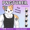 Pngtuber Male Model Shark Blue 10x Chibi Png Tuber Avatars for Twitch ...