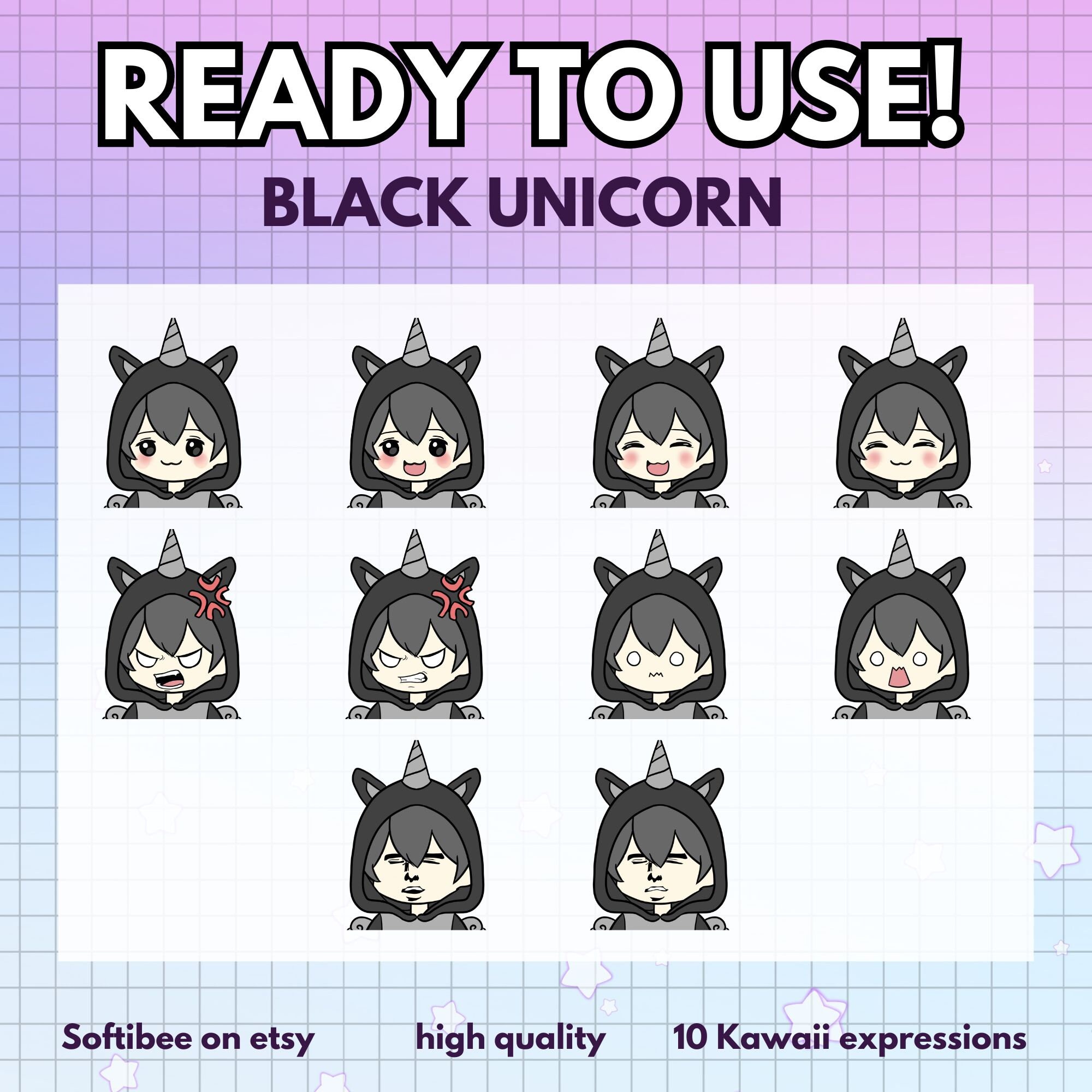 Pngtuber Unicorn Vtuber Male Model 10x Avatars ! Reactive Png Tuber ...