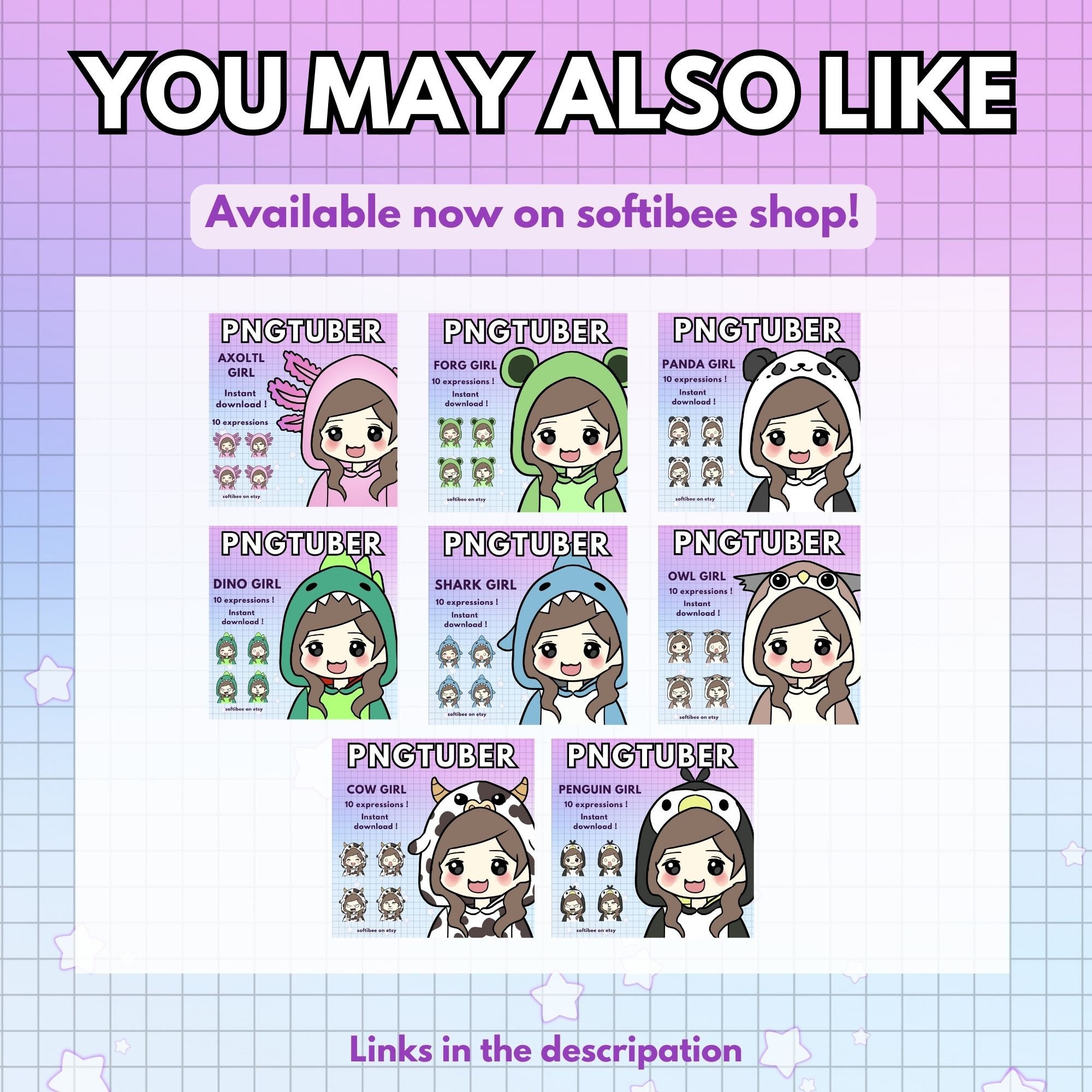 Orca Pngtuber Girl Model | Chibi Pngtuber Model Vtuber Brown Hair ...