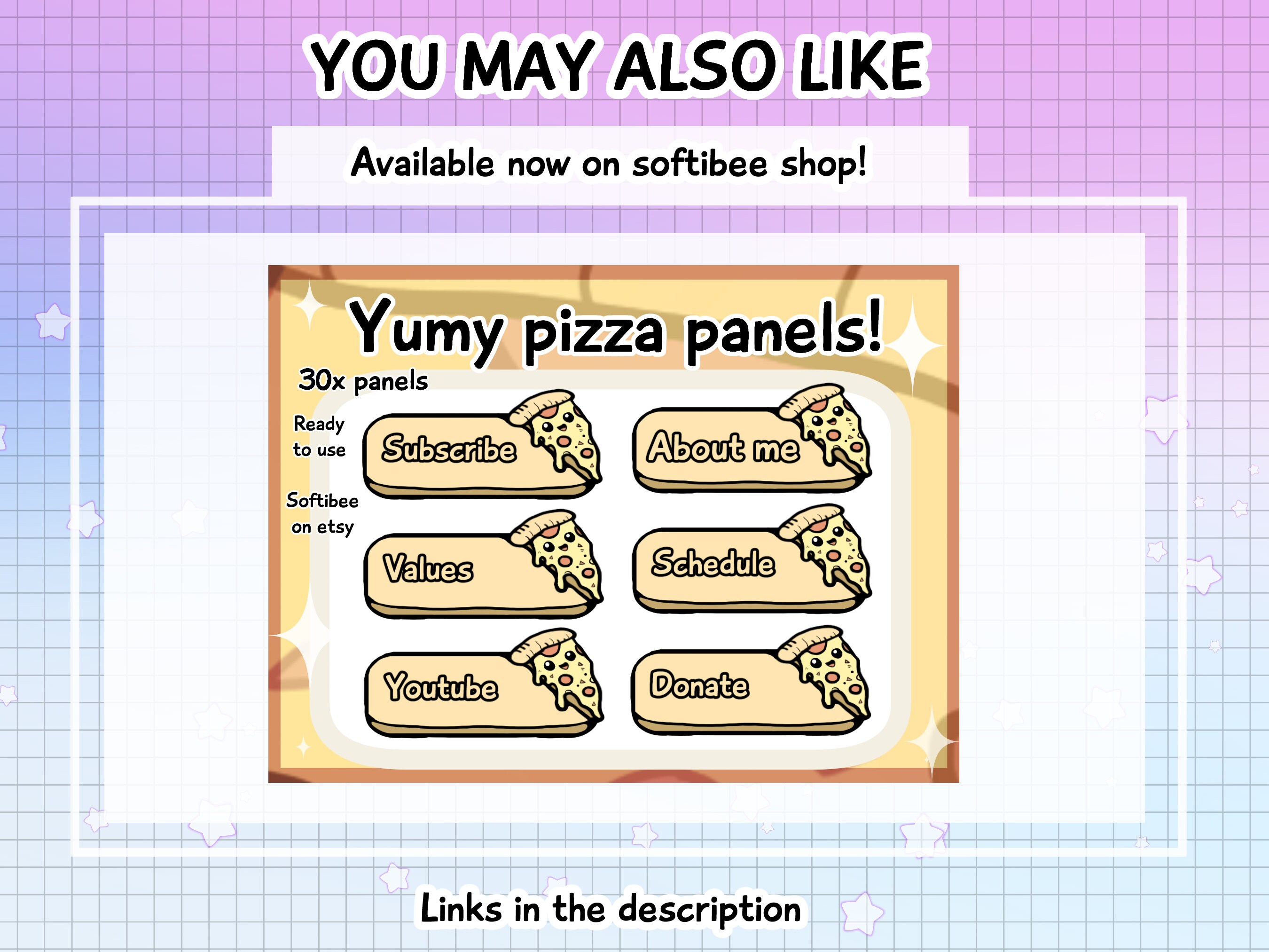 Twitch Panels Chibi Anime Boy 35x Kawaii Gamer Panels With Black Hair ...