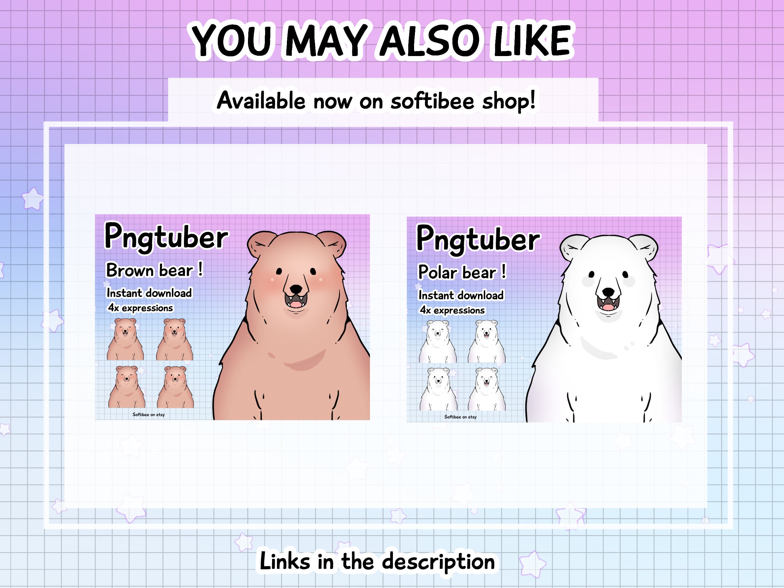 Pngtuber Penguin 4x Cute Anime Pngtuber Premade Baby Edition for Twitch ...