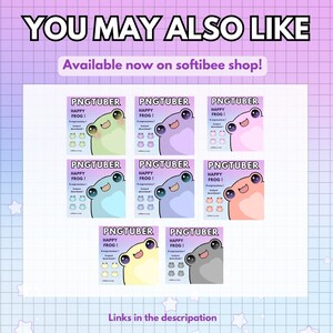 Frog Pngtuber ! Reactive Pngtuber Model - Blue Frog Png Tuber for ...