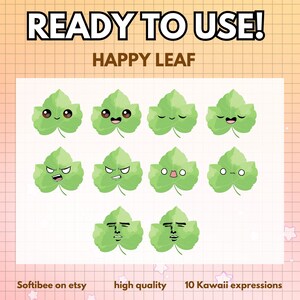 Leaf Pngtuber Twitch Plant Vtuber Model for Streaming | 10x PNG Tuber ...