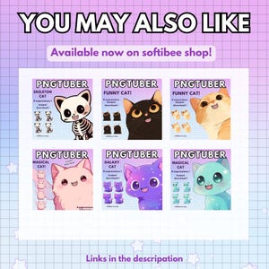 Vtuber Red Panda Girl Pngtuber Model for Twitch | Black Hair 10x Png ...