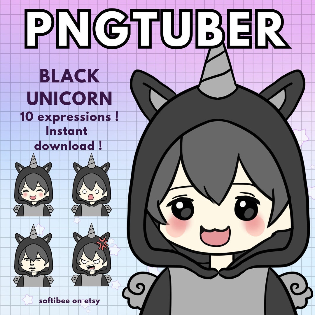 Pngtuber Unicorn Vtuber Male Model 10x Avatars ! Reactive Png Tuber ...
