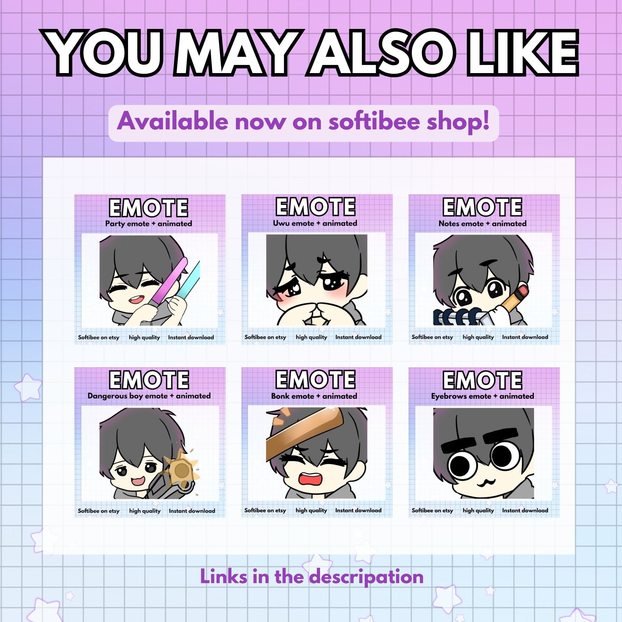 Uwu Kawaii Animated Banana Emote | Chibi Cute Twitch Emote | Animated ...