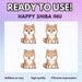 Shiba Inu Pngtuber Dog Vtuber Model for Twitch | 4x Png Tuber Reactive ...