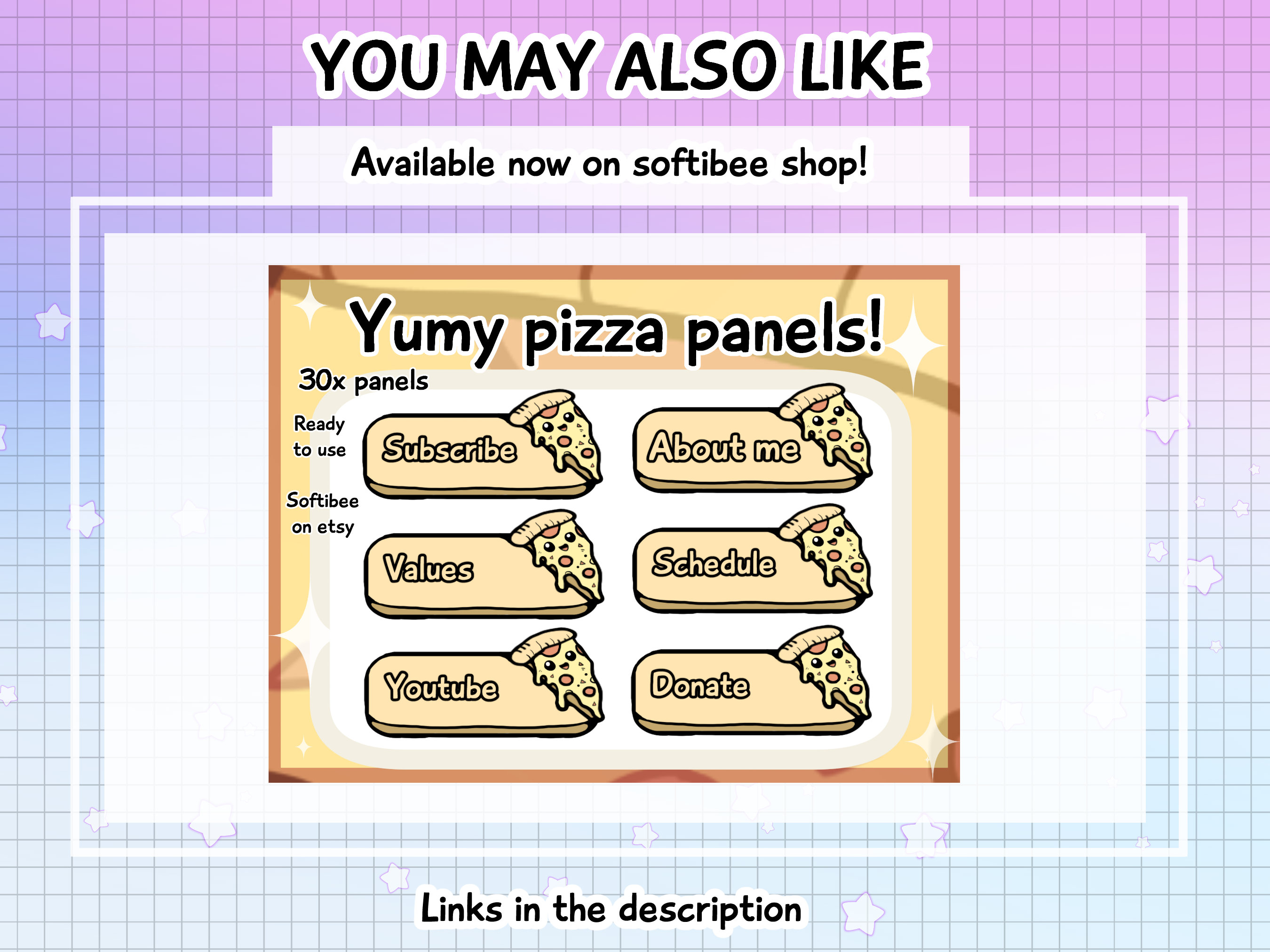 Twitch Emotes Pasta 6x Pack, Kawaii Food Emotes for Gaming Streaming ...