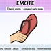 Chancla Emote for Twitch Emotes | Animated Emote Party Mode & Static ...