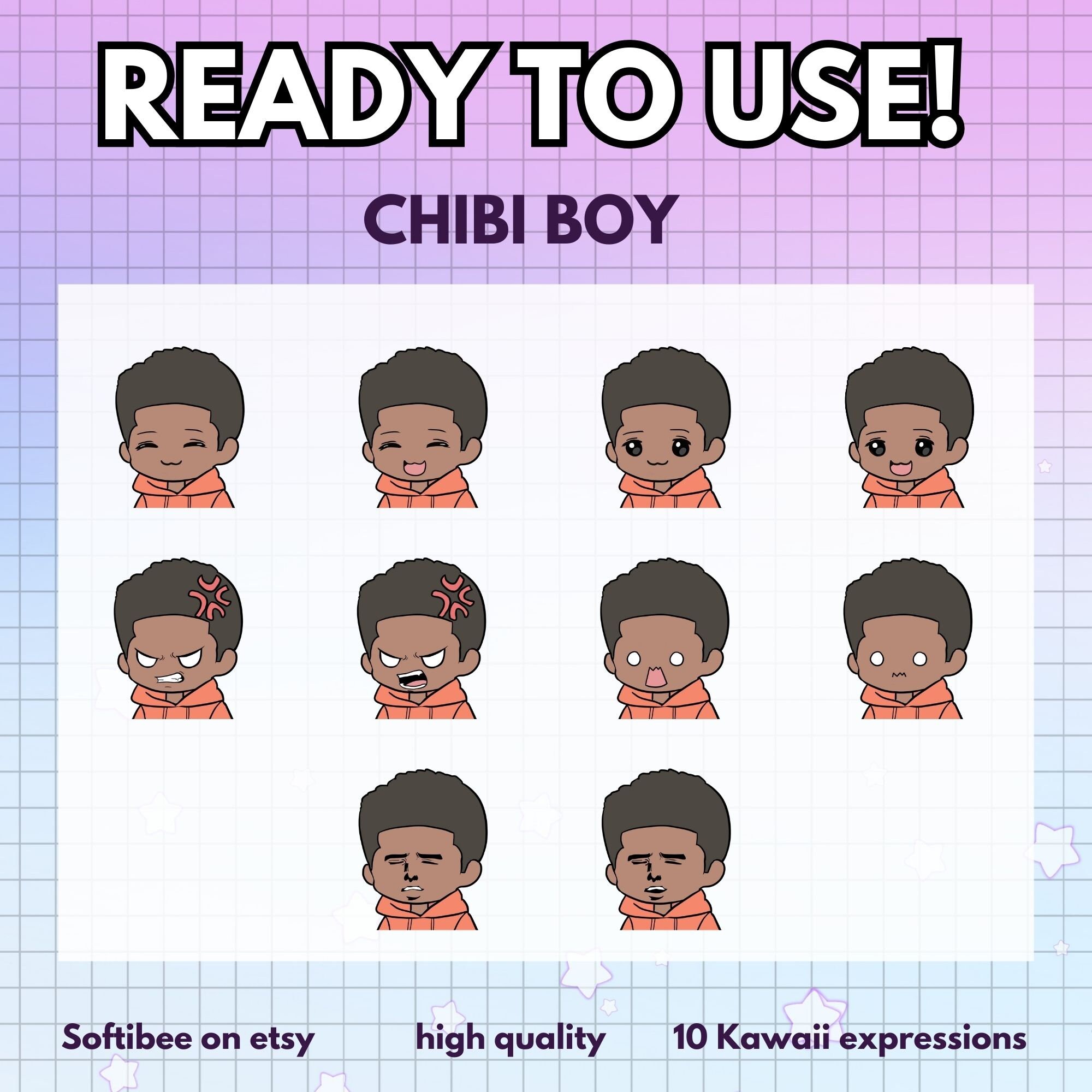 Dark Skin Pngtuber Male Model 10x Png Tuber Boy Dark Skin Vtuber ...