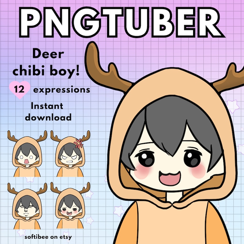 Deer Vtuber Model - Etsy