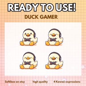 Duck Png Tuber Twitch Gamer Bird Vtuber Model for Streaming | 4x ...