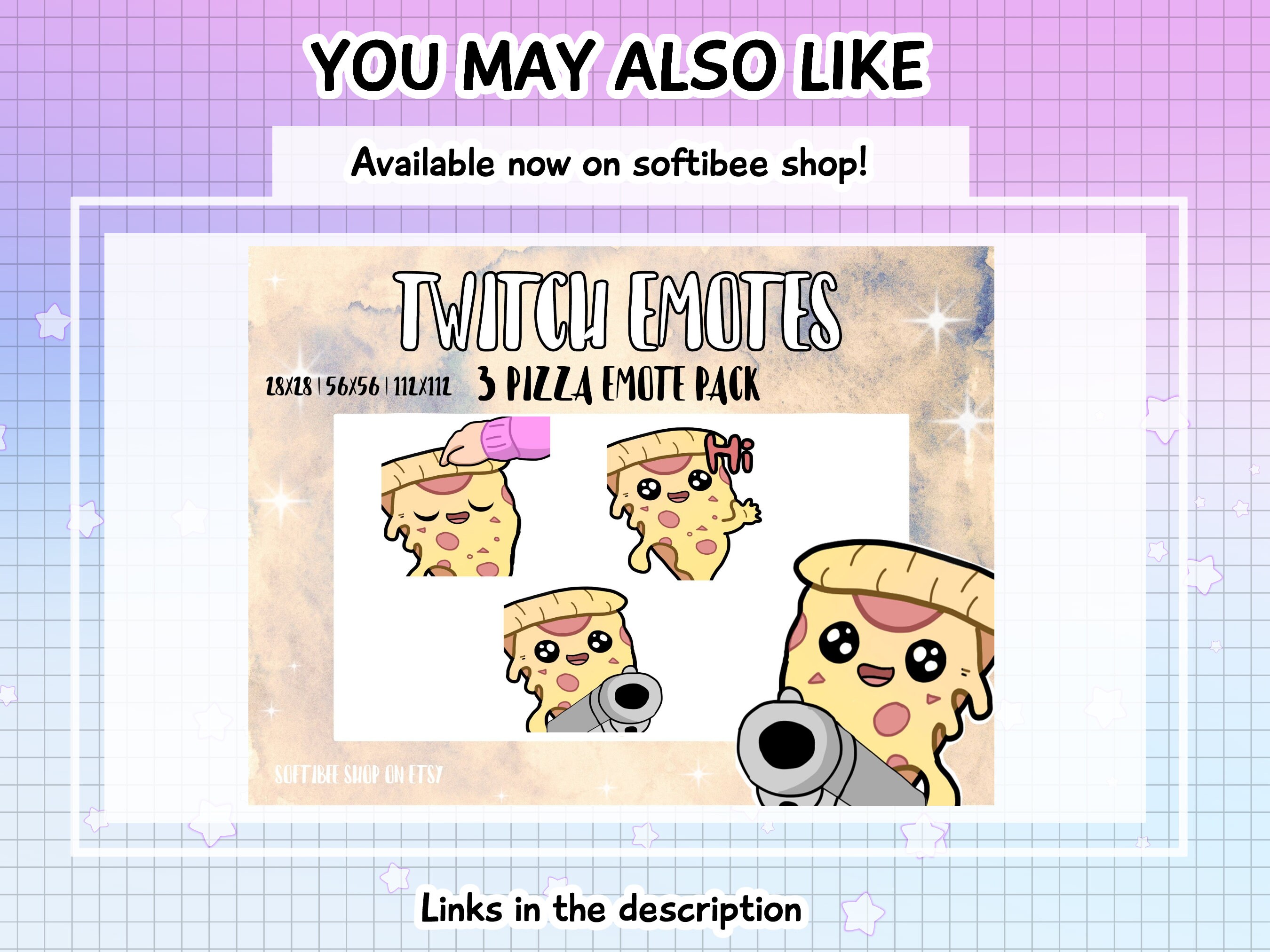 Twitch Panels Chibi Anime Boy 35x Kawaii Gamer Panels Purple - Etsy