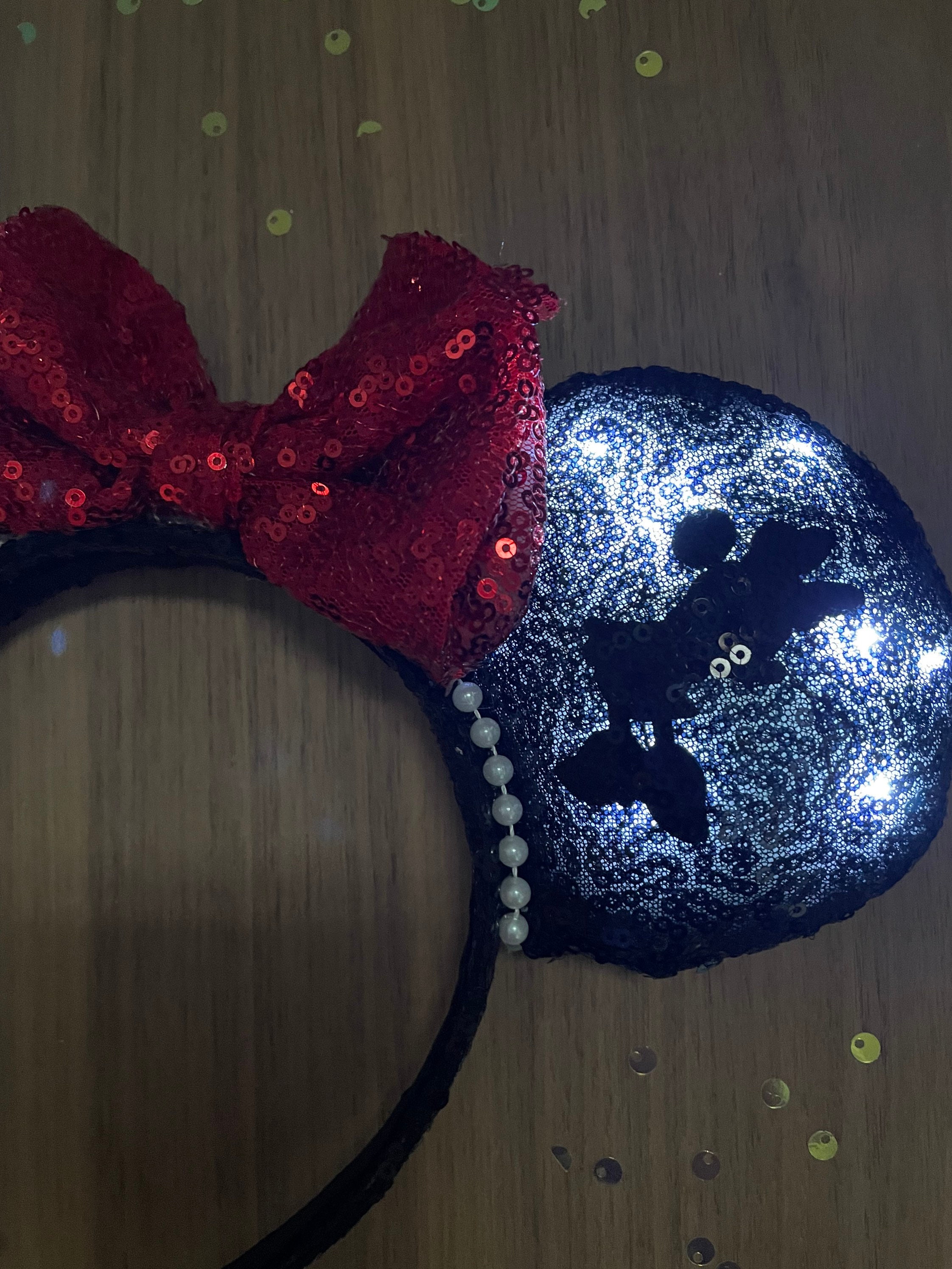 Mickey Mouse Ears Minnie Mouse Ears Glow Ears Custom - Etsy
