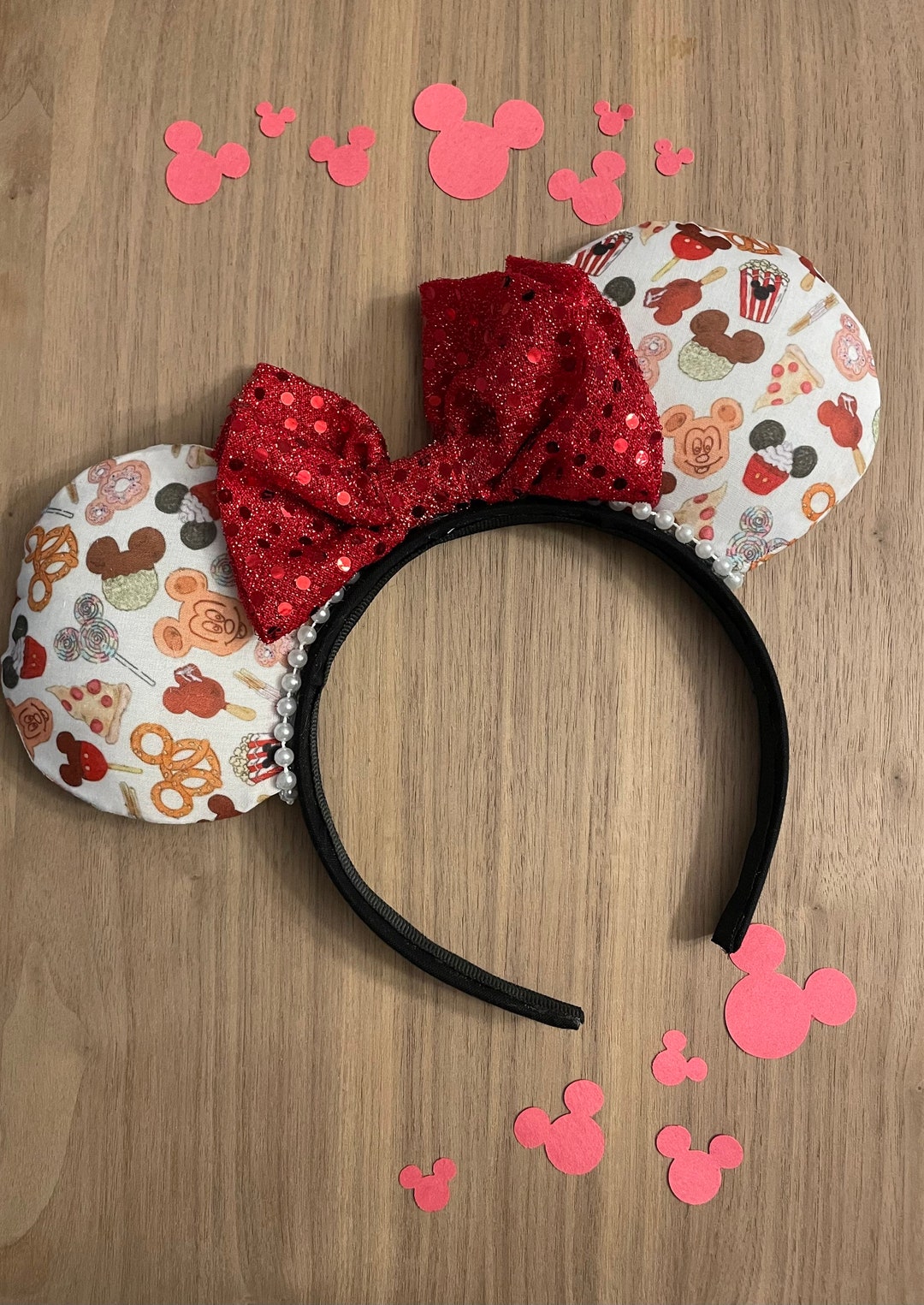 Custom Handmade Disney Inspired Mickey Ears, Snacks Mouse Ears, Disney ...