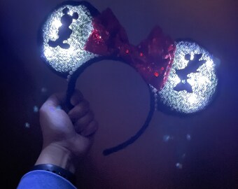 Light up Mickey Ears - Etsy