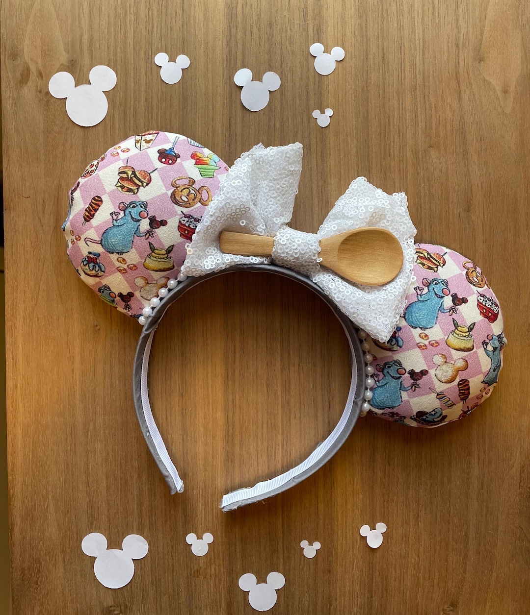 Ratatouille Mouse Ears, Remy Mouse Ears, Little Chef Ears, Custom ...