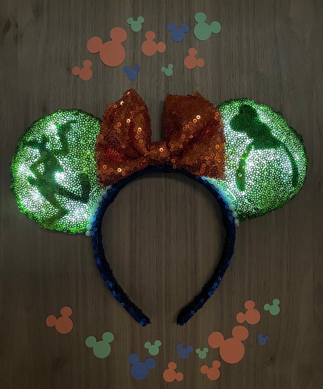 Goofy Mouse Ears, Glow Ears, Custom Handmade Disney Inspired Mickey ...