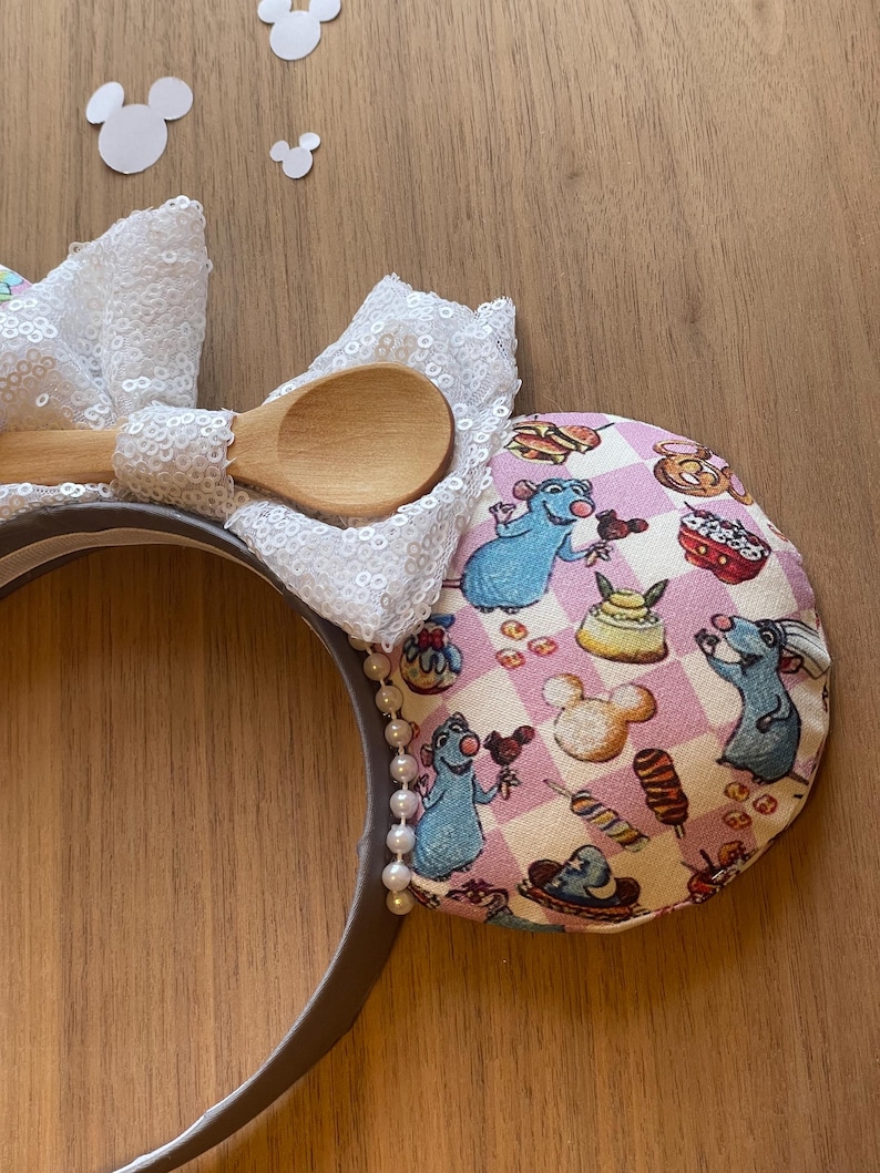 Ratatouille Mouse Ears, Remy Mouse Ears, Little Chef Ears, Custom ...
