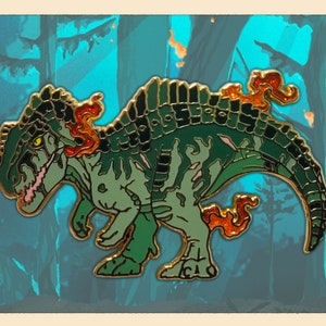 Jurassic Franchise Dinosaurs 2" Hard Enamel Pin - Lapel Pin Gift - Etsy