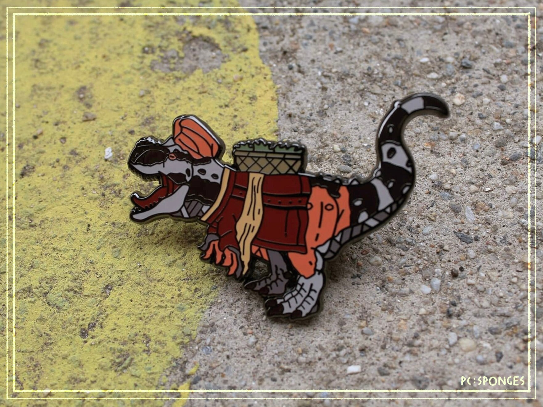 Dinopins: Asia Dinosaur Enamel Pins - Etsy