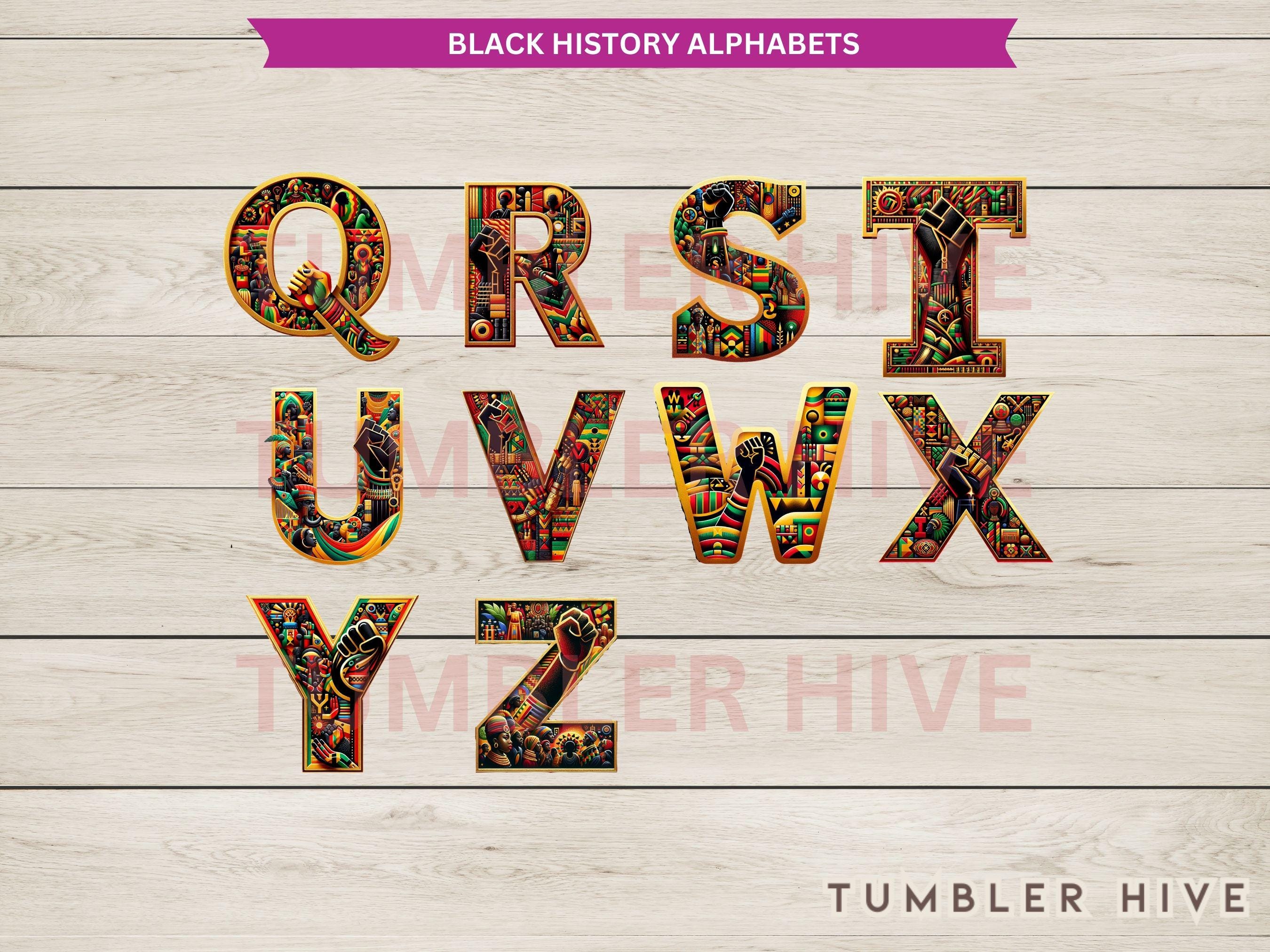 Black History Alphabet Printable for Kids | Afrocentric Classroom Decor ...
