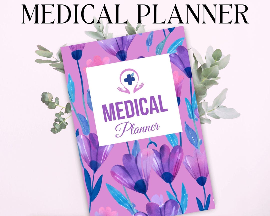 86-page Medical Planner Printable Bundle: Health & Hospital (PDF File ...