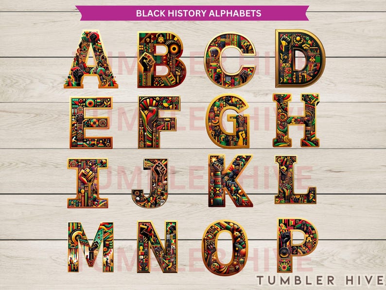Black History Alphabet Printable for Kids | Afrocentric Classroom Decor ...