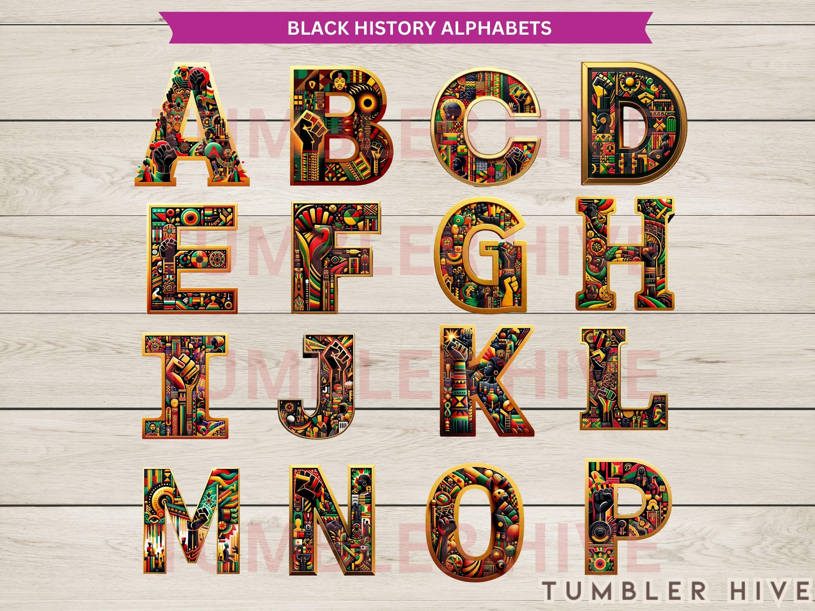 Black History Alphabet Printable for Kids | Afrocentric Classroom Decor ...