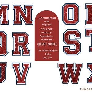 Glitter Baseball Alphabet PNG Clipart: Varsity Letters, Numbers ...