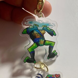 ROTTMNT Leonardo and Raphael Keychains - Etsy