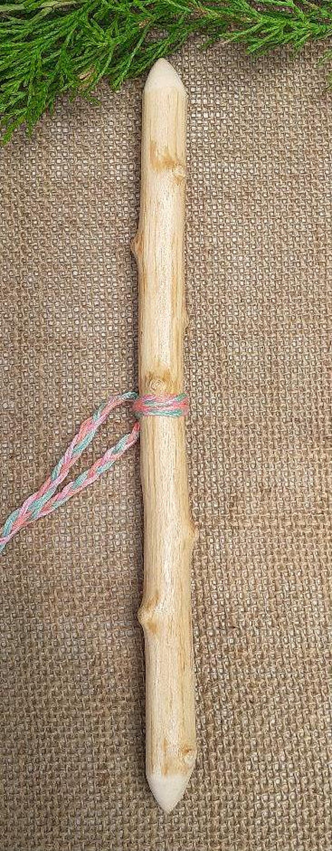 Avalon Celtic Wild Apple Wood Healing Wand - Etsy