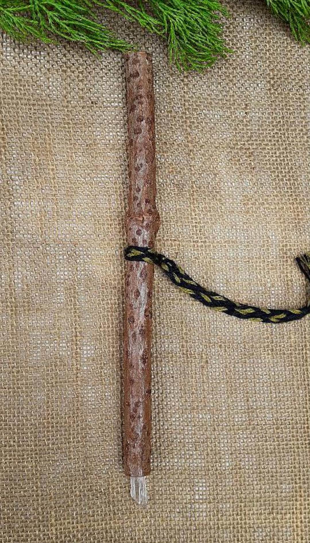The Elder Witch Quartz Tipped Elder Wood Healing Wand - Etsy