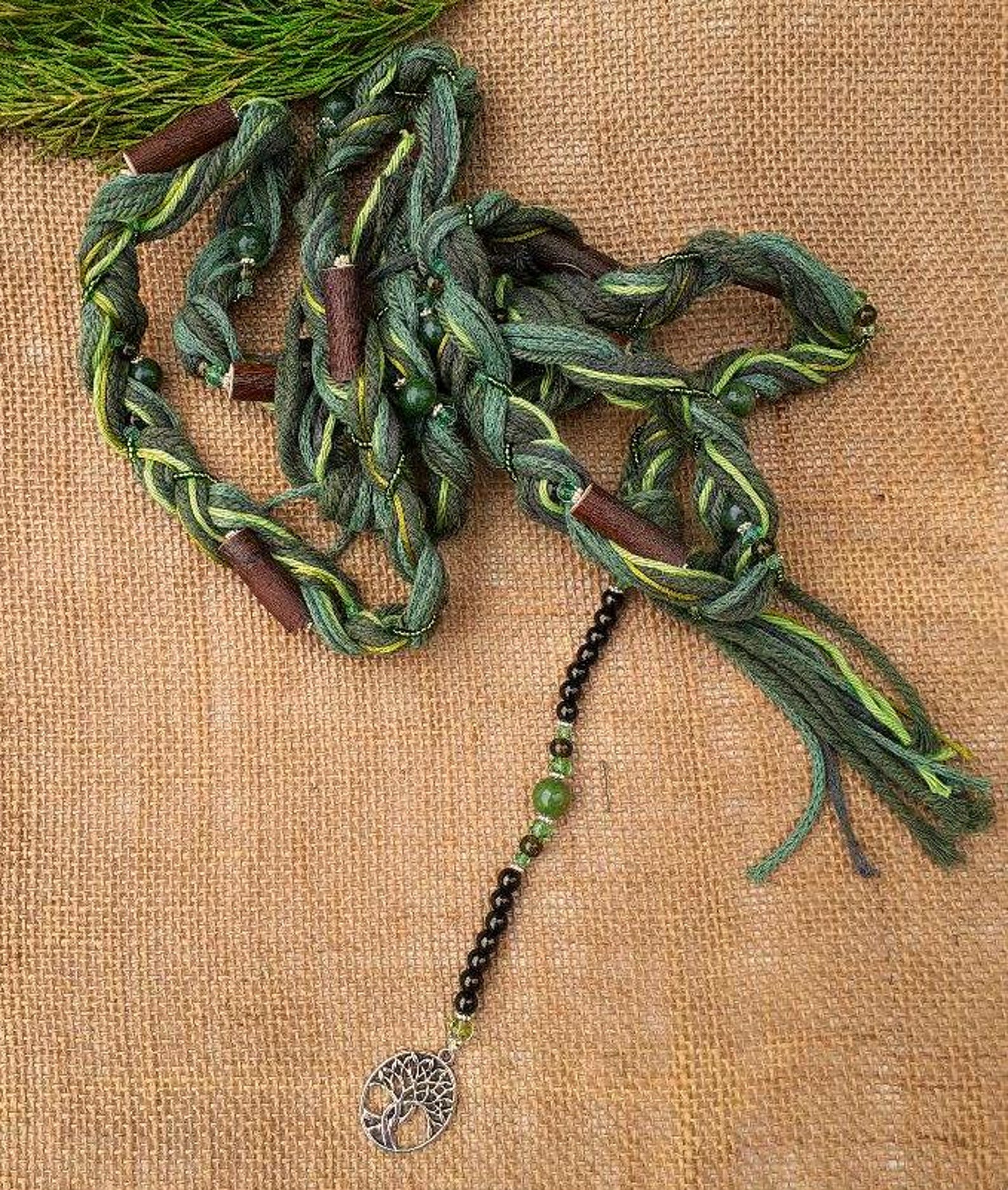 Weeping Willow Willow Wood Spellen/prayer Cord - Etsy