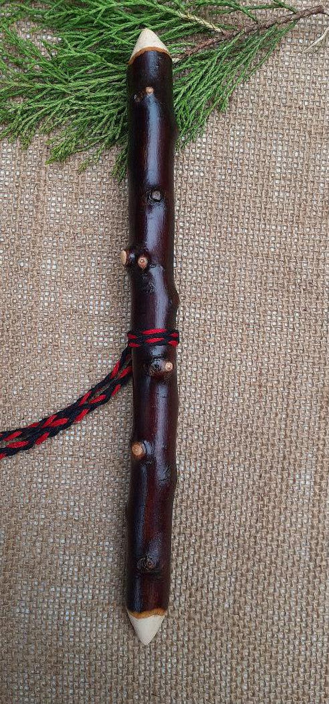 Blood and Bane Large Dark Blackthorn Healing Wand - Etsy