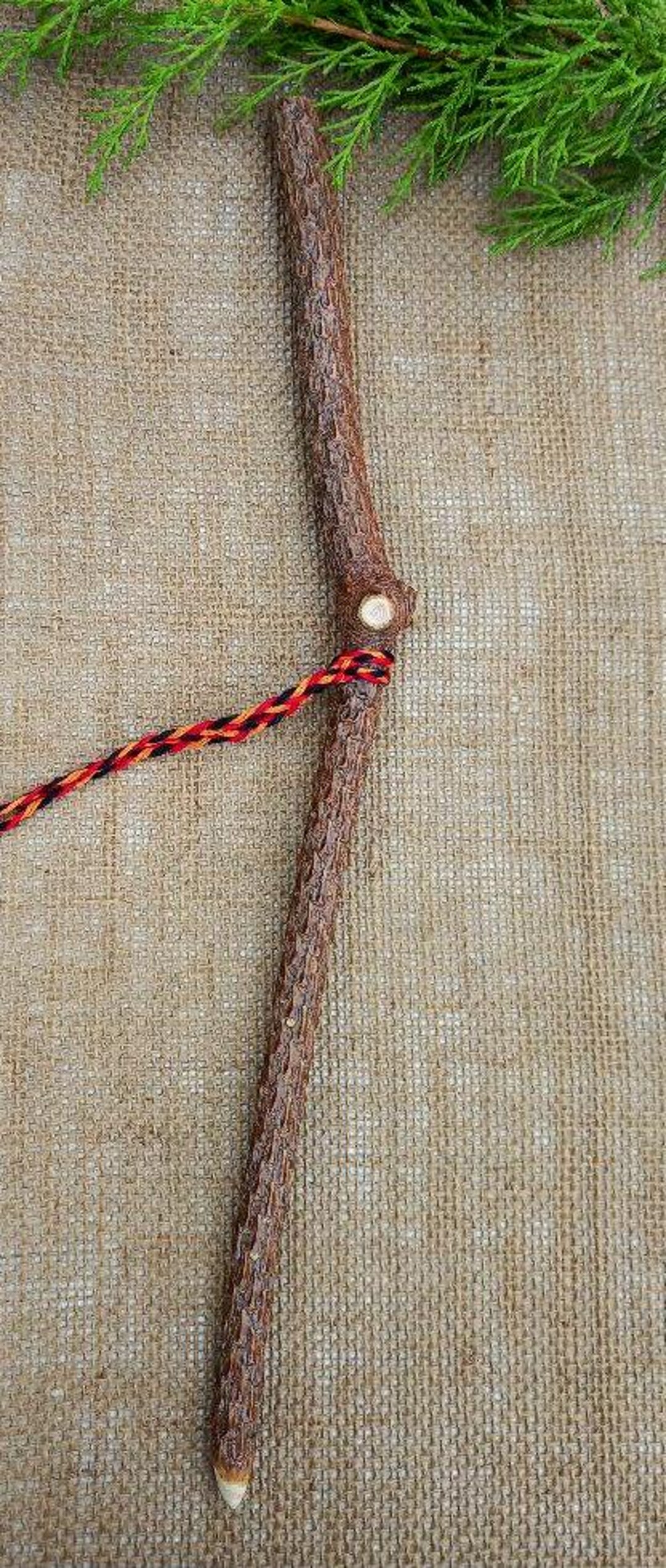 Dragon Fire Pine Wood Occult Wand - Etsy