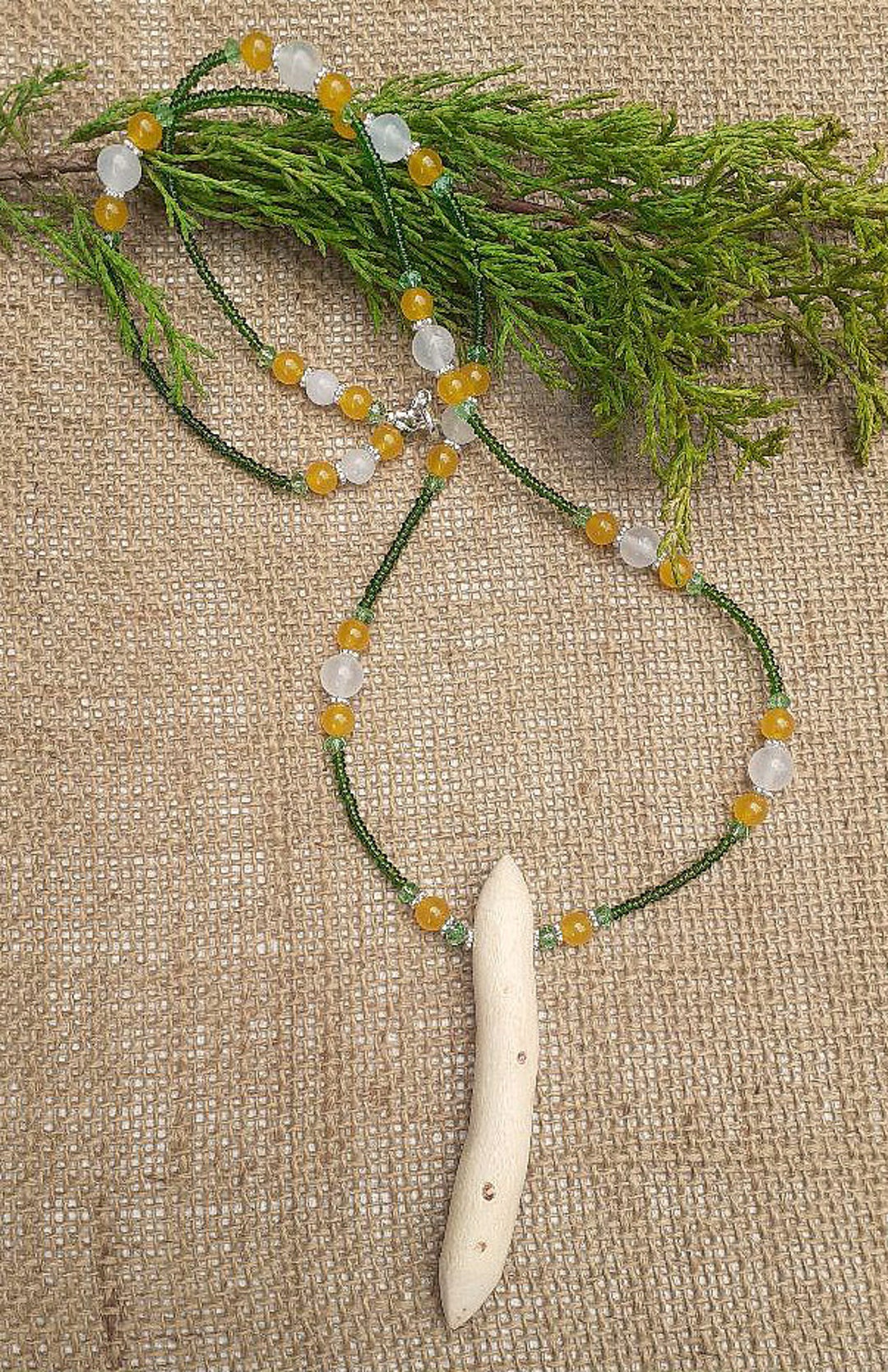 Lady of Light Silver Birch Root Talismanic Necklace - Etsy