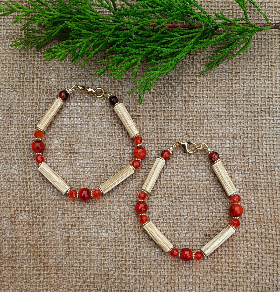 Chieftain Welsh Oak Wood Bracelet - Etsy