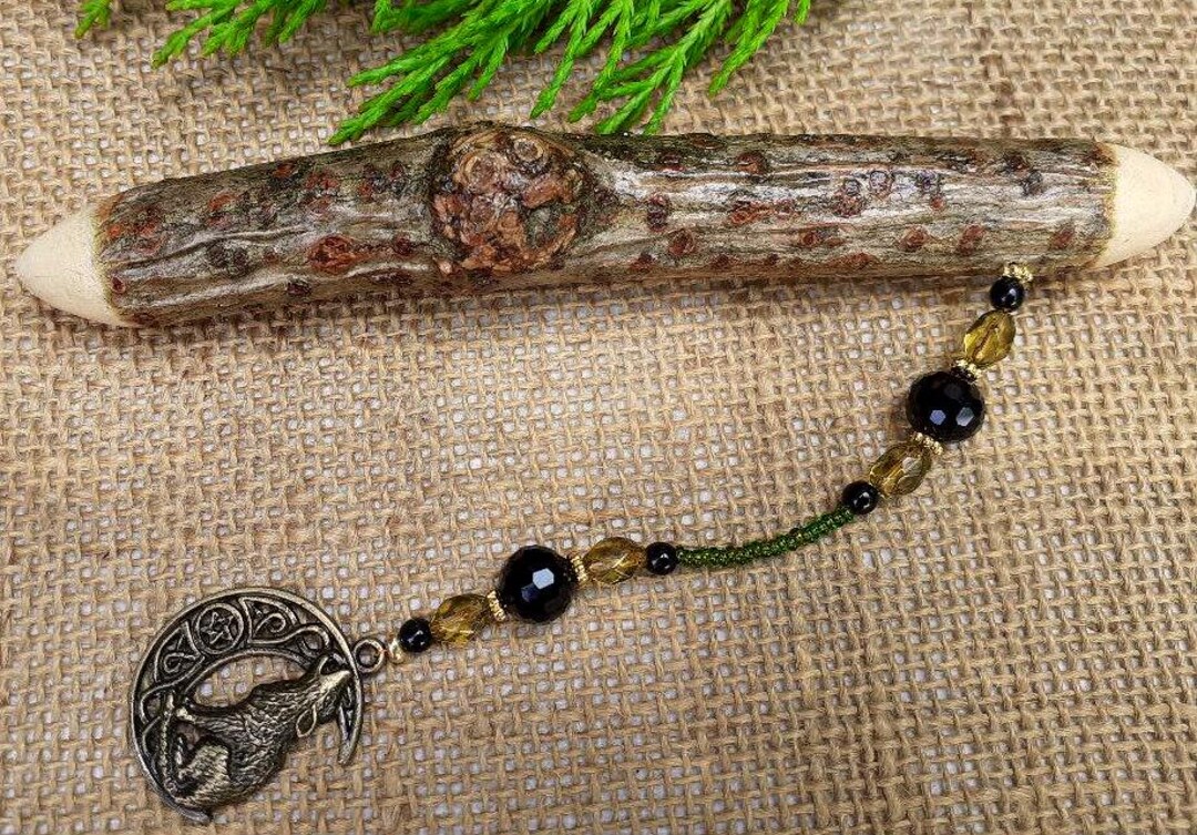 Old Magic Large Jewelled Elder Wood Fiddlestick - Etsy