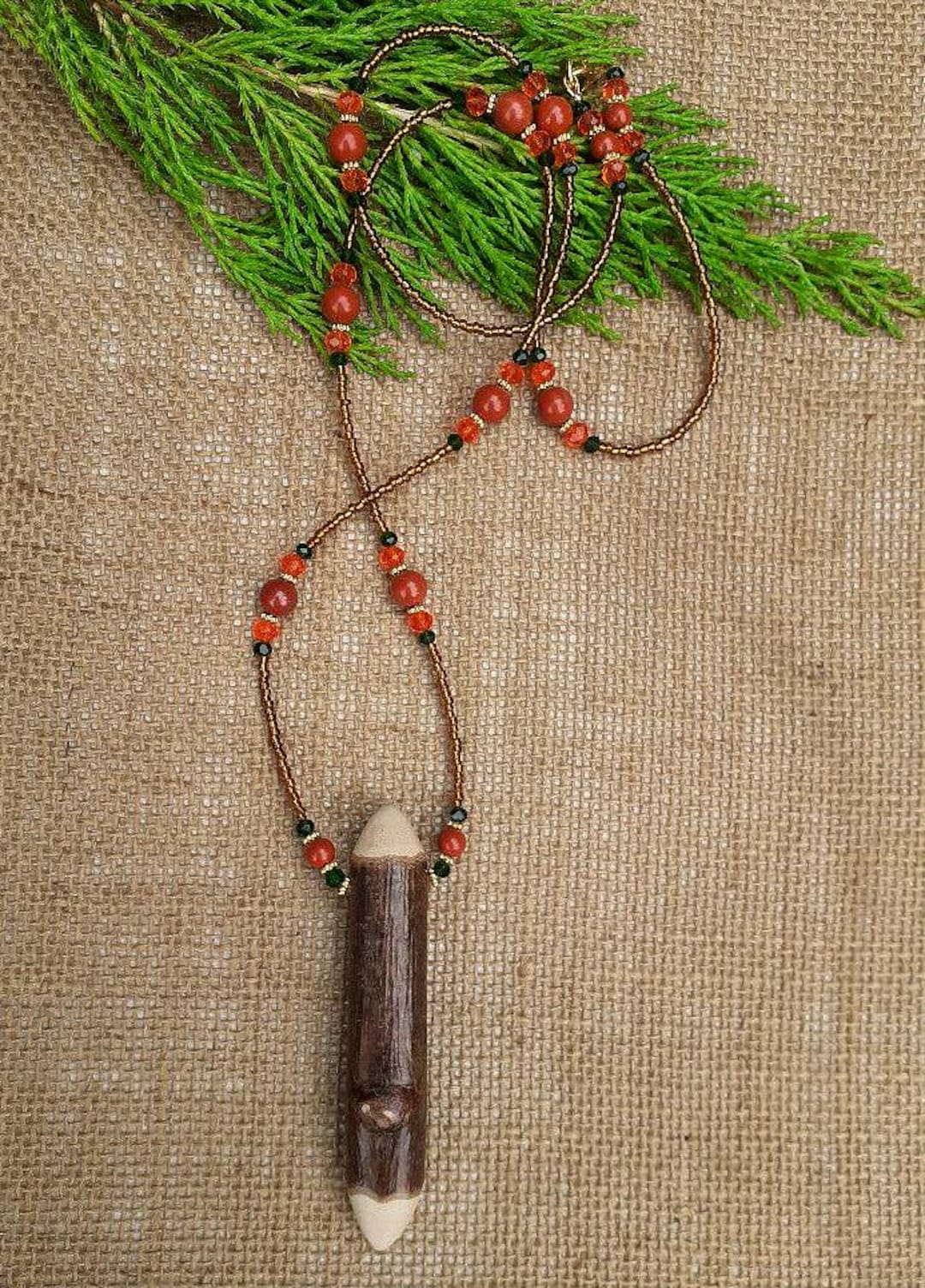 Shaman Hazel Wood Talismanic Necklace - Etsy