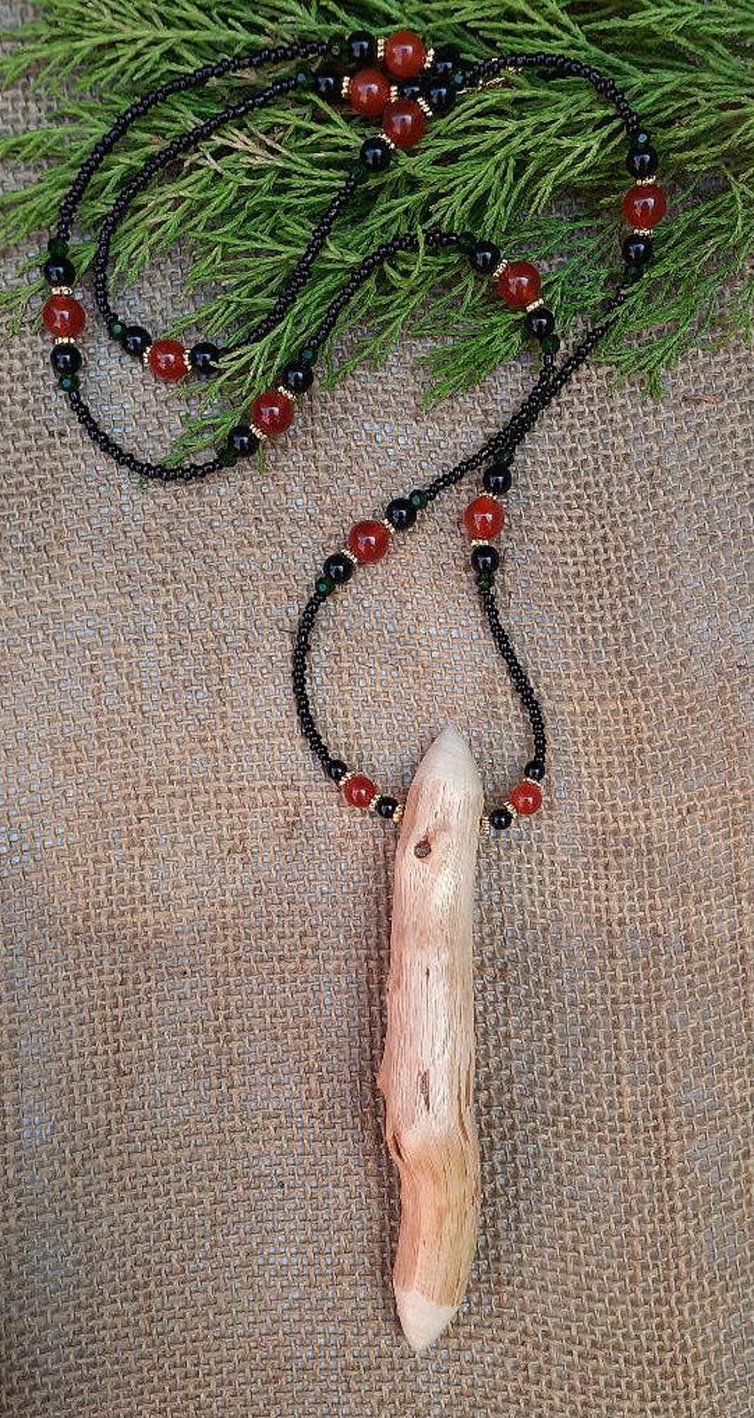 Walpurgisnacht Alder Wood Talismanic Necklace - Etsy